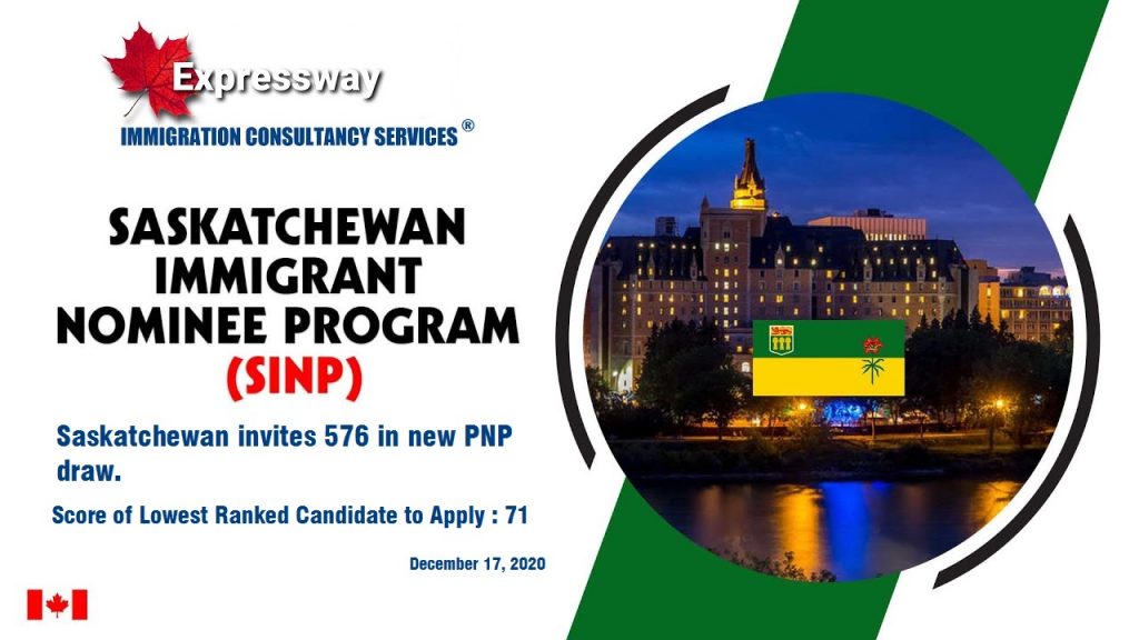 Saskatchewan PNP Draw | SINP PNP Draw | SINP EOI Draw Results